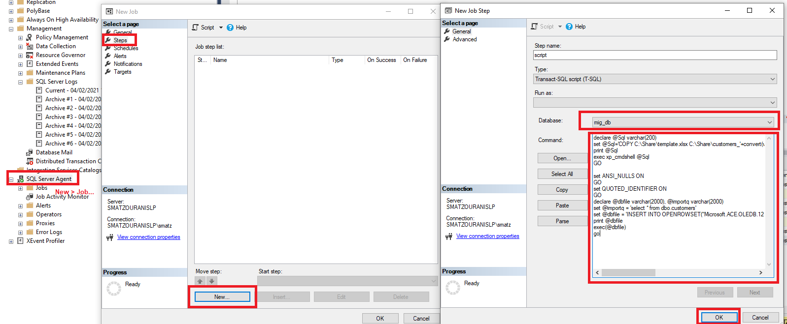 How can we export daily data from SQL Server to Excel and send it by email - DataPlatform.gr