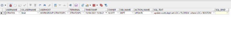 How to enable auditing in Oracle Database - DataPlatform.gr
