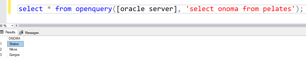 How can we connect SQL Server to Oracle Database using Linked Server - DataPlatform.gr