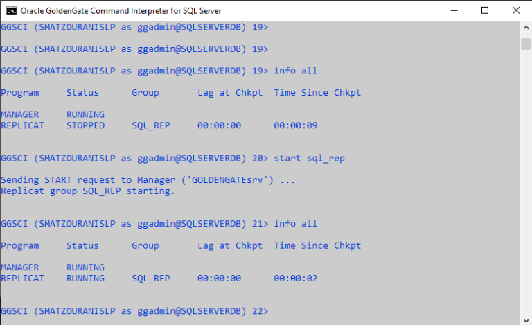 How to replicate tables from Oracle Database to SQL Server using GoldenGate - DataPlatform.gr